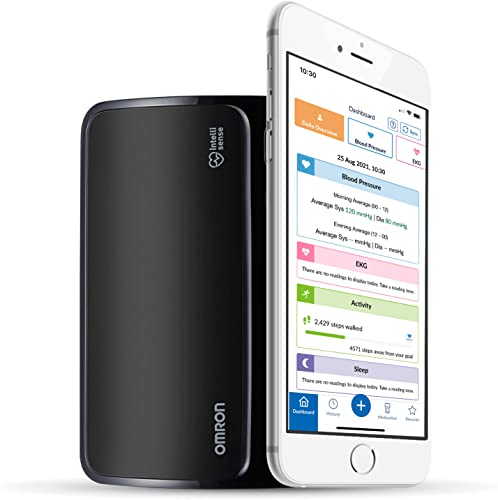 OMRON EVOLV Slimme Bovenarm Bloeddrukmonitor – Alles in één, draadloze ...