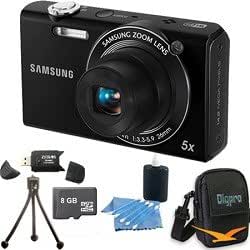 Amazon.com : Samsung SH100 Black 14.2 MP Digital Camera, Wide-Angle 5x ...