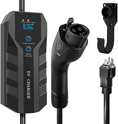 Amazon.com: DEDC Level 2 EV Charger - NEMA 6-20 Plug with Nema 5-15 Adapter for 240V 16 Amp with ...