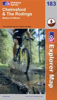 Chelmsford & The Rodings OS Explorer Map 183: Amazon.co.uk: Ordnance ...