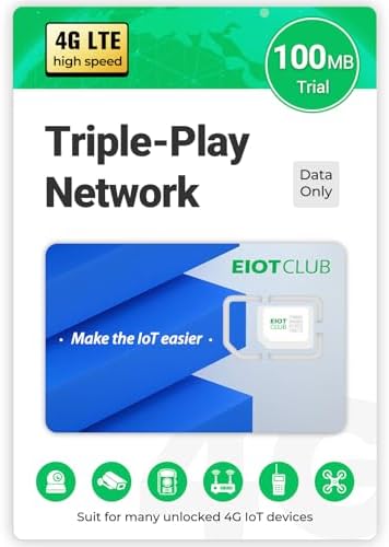 Amazon.com: Data only SIM Card - EIOTCLUB Triple Play SIM Card- US ...