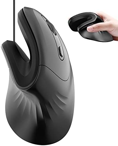 SRAYG Ergonomische Maus, Maus Kabelgebunden Wired Vertikale Maus mit ...
