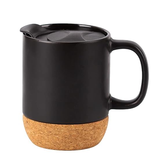Buy URBAN GEAR - Corky - Ceramic Mug with Cork Base and Splash Proof ...