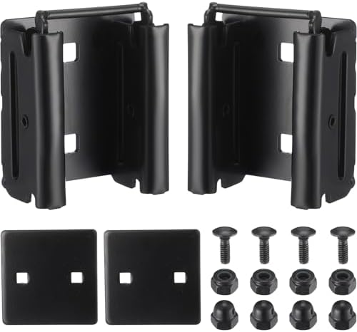 Amazon.com: Blulu 2 Pcs E Track Connector Double Fittings E Track ...