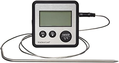 KitchenCraft Cooking Thermometer Probe and Digital Timer : Amazon.co.uk ...