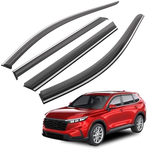 Amazon.com: 2023-2024 Tape-On Side Window Deflector Visors for Honda CR ...