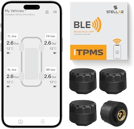 Stellar Drive iTPMS Bluetooth Tire Pressure Monitoring System – 4 ...