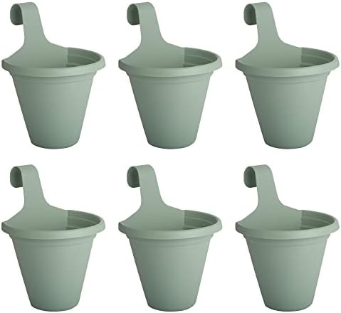 Clever Pots 6x Hanging Plant/Flower Pots Planters, with Self Watering ...