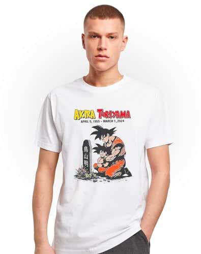 Tshirt Akira Toriyama Legacy Rip Goku Fan Art (XL, BLANC) : Amazon.fr ...