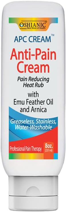 Amazon.com: Oshianic APC Pain Cream with Emu Oil and Arnica, Soothes ...