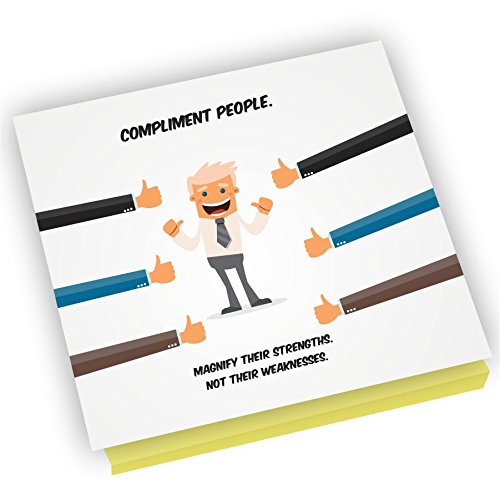 Worduct - Sticky Notes with Motivational Quotes (Compliment People ...