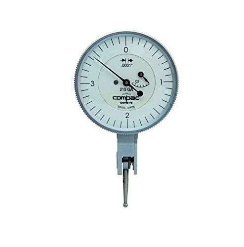 TESA 215A COMPAC 210 Standard Model Lever Type Dial Test Indicator, 0. ...