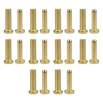 Cutlers Cutlery Rivets 3/16" x 3/8" Knife Making Handle Pins- Brass (25 ...