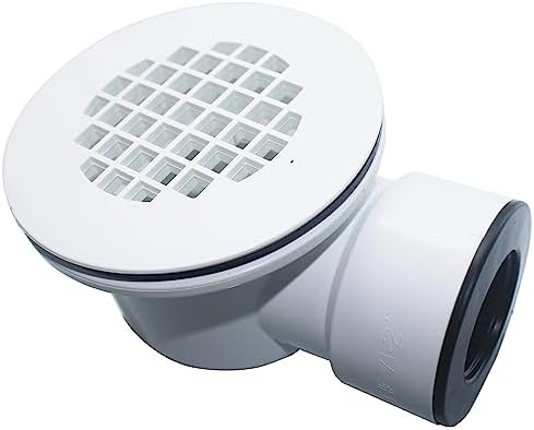 MUCOL Low Profile Shower Base Drain with Perforated Strainer, 2 '' Side ...