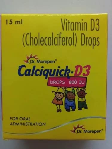 Calciquick-D3 800IU - Bottle of 15ml OralDrops : Amazon.in: Health ...