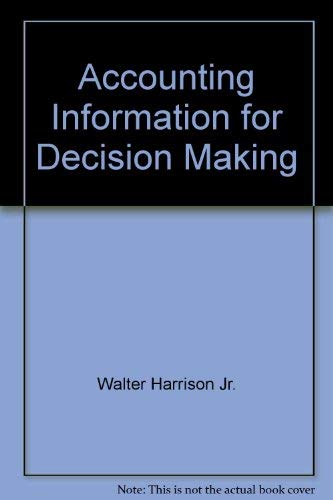 Accounting Information for Decision Making : Amazon.in: Books
