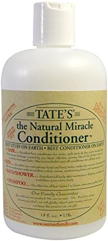 Amazon.com : Tate's Natural Miracle Conditioner - 18 fl oz : Standard ...