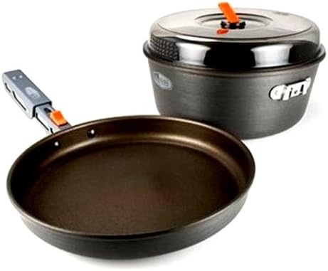 Amazon.com : GSI Outdoors N Form Gourmet Pinnacle Pot and Frypan,2 ...