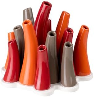 Silea 222/8401 Vase with Individual Stem Holes Ceramic : Amazon.co.uk ...