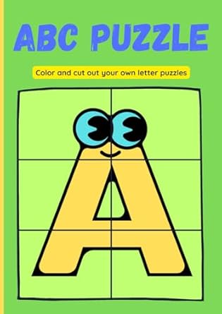 ABC Coloring Book Puzzle: Educational Coloring Alphabet Pages with ...