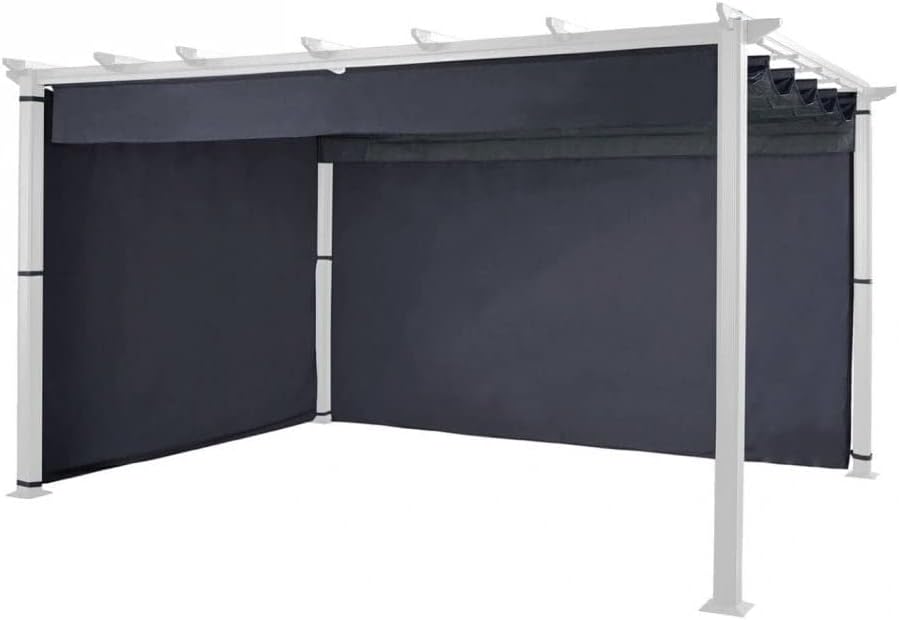 Hartman Roma Pergola Curtain Pack, 4m x 3m - Grey : Amazon.co.uk: Garden