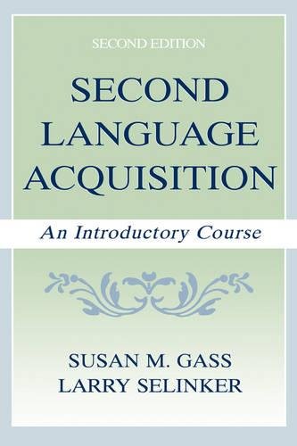 Amazon.com: Second Language Acquisition: An Introductory Course ...