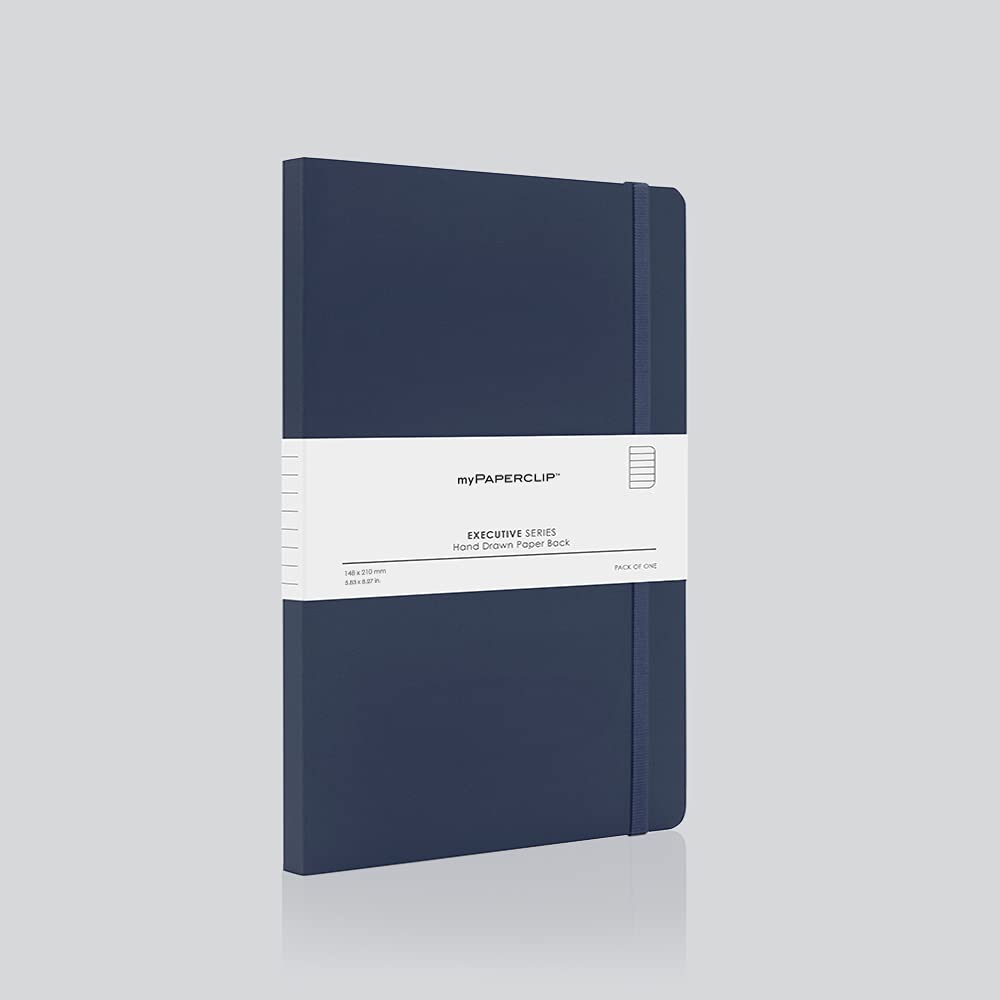 myPAPERCLIP Executive Series Notebook, 240 Pages A5 (148 x 210 mm, 5.83 ...