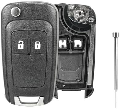 2 Buttons Flip Car Remote Control Key Fob Case Replacement For OPEL ...