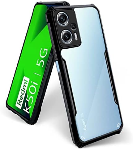 WOW IMAGINE Shockproof Crystal Clear Redmi K50i 5G Back Cover Case ...