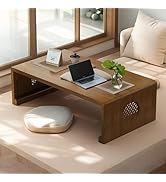 Amazon.com: Japanese Floor Table Foldable Solid Wood Japanese Folding ...