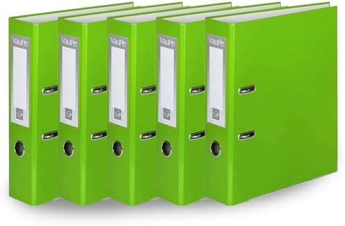 OFFICE CENTRE 10x Light Green A4 Large 75mm Lever Arch File Folder ...