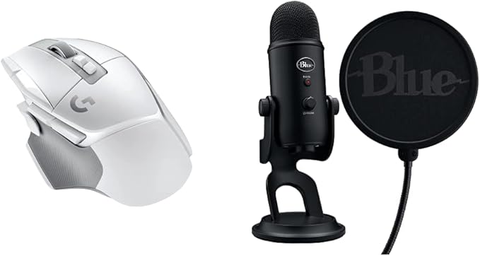 Logitech G502 X LIGHTSPEED Wireless Gaming Mouse + Logitech Blue Yeti ...