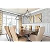 Feisoon 15.5"X78.7" Peel and Stick Wallpaper Brown Circle Pattern ...