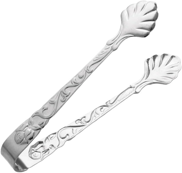 Amazon.com | 2Pack Rose Handle Sugar Tongs, Vintage Rose Relief ...