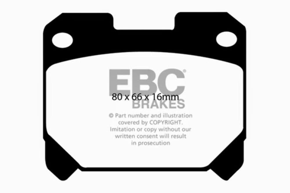 EBC Brakes Redstuff Ceramic Brake Pads Front - 2015-2021
