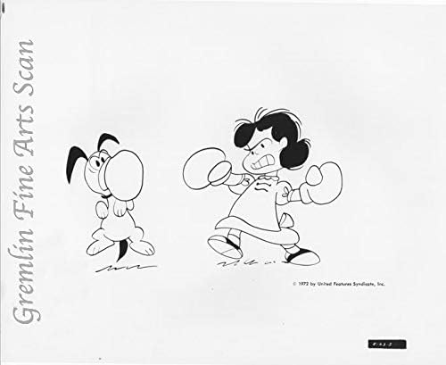 Peanuts - Lucy and Snoopy Boxing (Pugilists) - Lobby Card Publicity ...