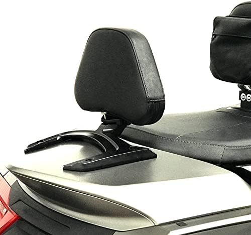 Amazon.com: NEW Motocycle Rear Backrest Adjustable Stitched Driver ...