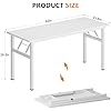 Amazon.com: DlandHome Computer Desk 62 inches Office Desk Computer ...