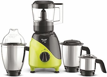 Buy Preethi Plastic Taurus Plus 1000 Watt Mixer Grinder|4 Jars With ...