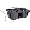 uxcell C13 C14 Panel Mount Plug Adapter AC 250V 10A 3 Pins IEC Male ...