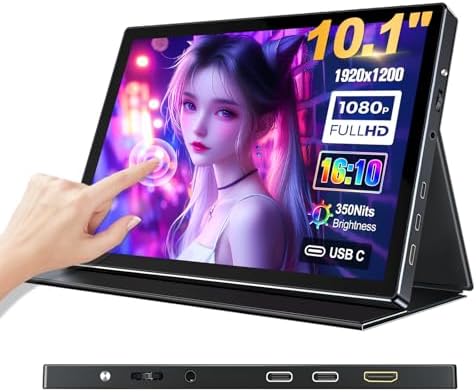 Amazon.com: Forzola 10.1 inch Portable Touchscreen Monitor, Screen ...