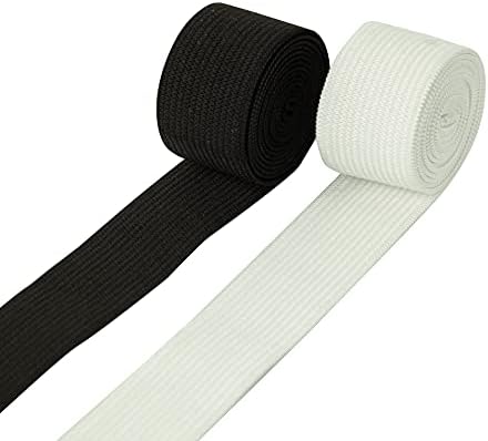 Shelver 1 inch Elastic for Sewing, Wide Waistband Elastic in Widths: 20 ...