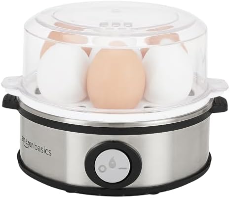 Buy Amazon Basics Electric Egg Boiler | 3 Boiling Modes | Automatic ...
