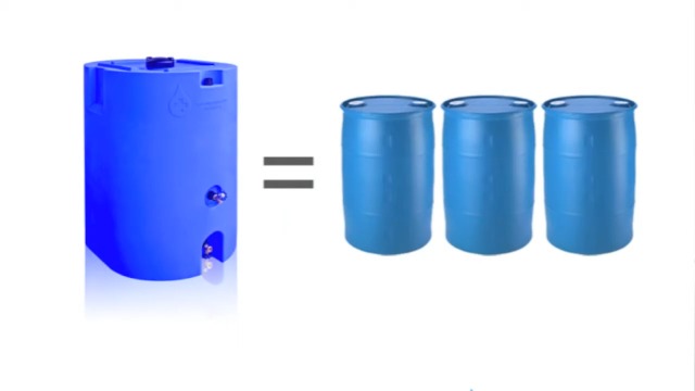Used 55 Gallon Water Containers 55 Gallon Poly Tank | Buyers Products