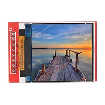 LCD Display Module, 1.44" LCD Red Serial 128X128 Color TFT Tiny Monitor ...