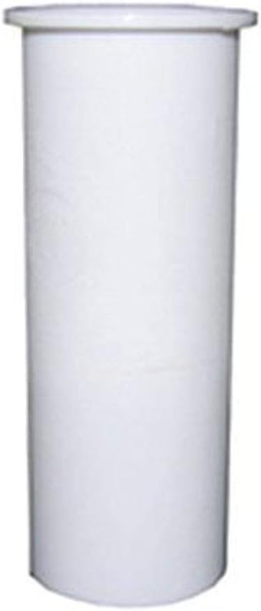 Amazon.com: White Plastic Tubular 1-1/2-Inch by 4-Inch Plastic Flanged ...