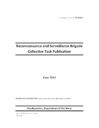 Training Circular TC 3-55.1 Reconnaissance and Surveillance Brigade ...