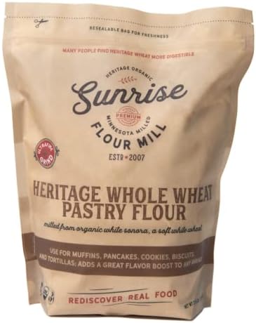 Amazon.com : Sunrise Flour Mill USDA Organic Heritage Whole Wheat ...