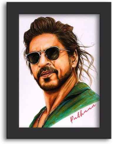 DmcreativityCraft SRK Pathaan Bollywood Movie Posters Framed Poster for ...