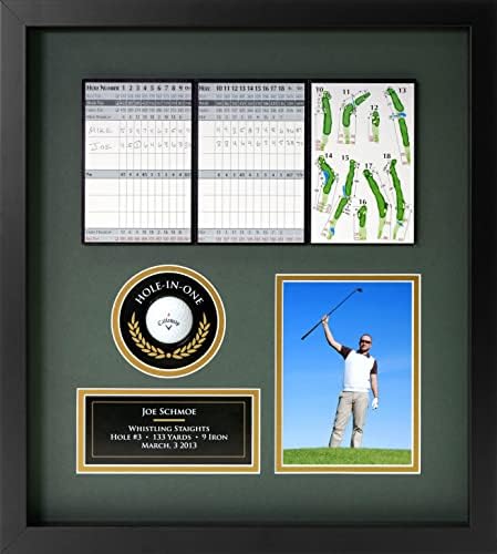 Amazon.com: Eureka Golf Products Hole in One Shadowbox and Golf Ball ...